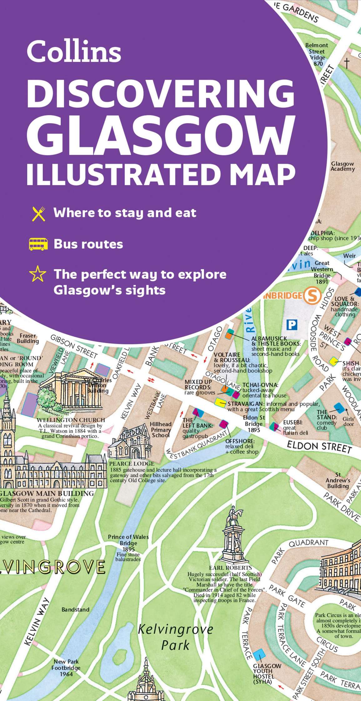 Discovering Glasgow Illustrated Map – Omdömen - Hållbarhet
