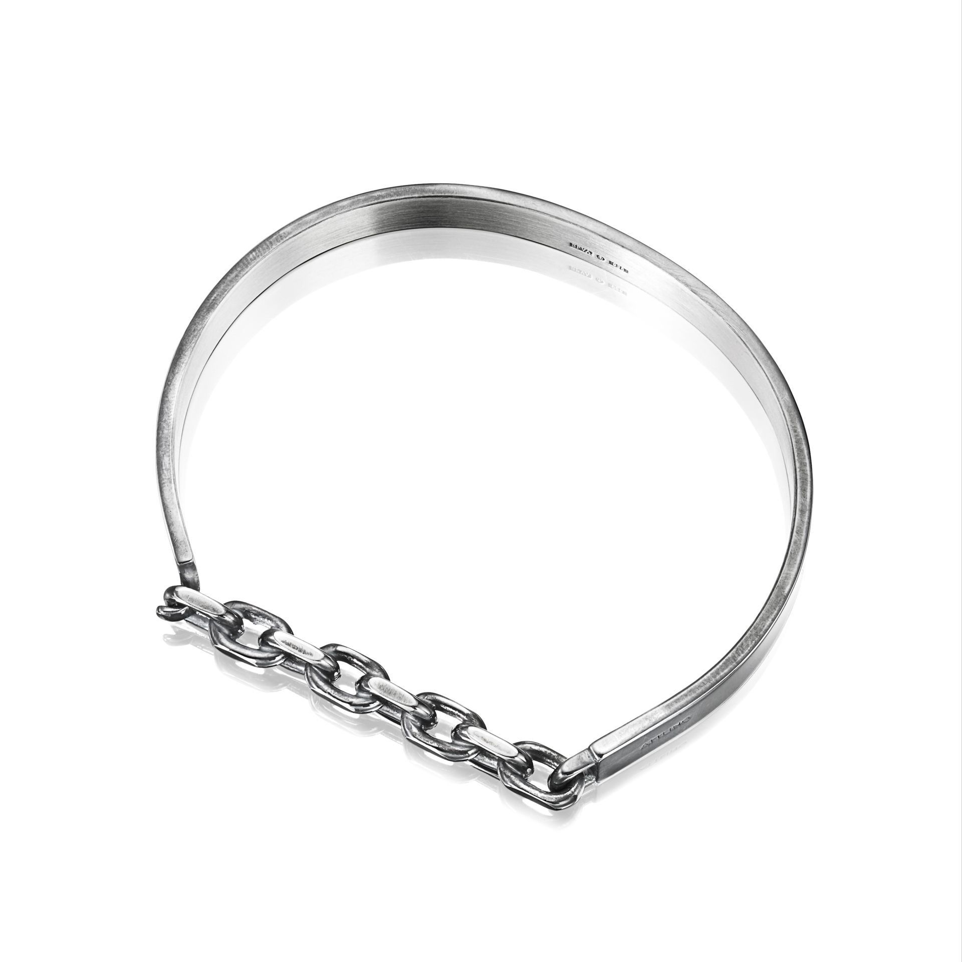 Efva Attling Chain Chain Cuff - - SILVER – Omdömen - Hållbarhet | Efva ...