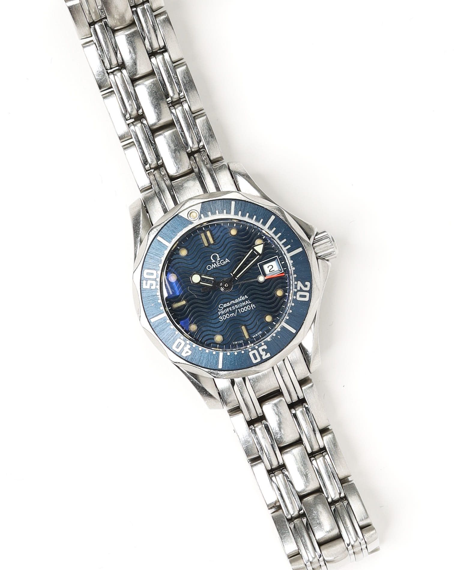 Omega Lady-Seamaster Diver 300 M 28mm Ref 2583-80 Klocka – Omdömen ...