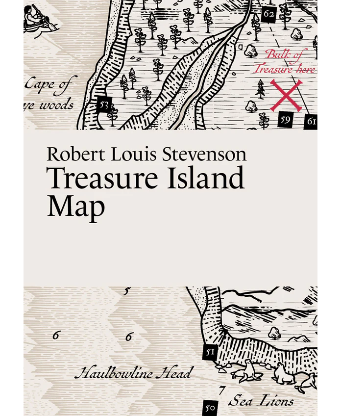 Treasure Island Map - Literary Map – Omdömen - Hållbarhet
